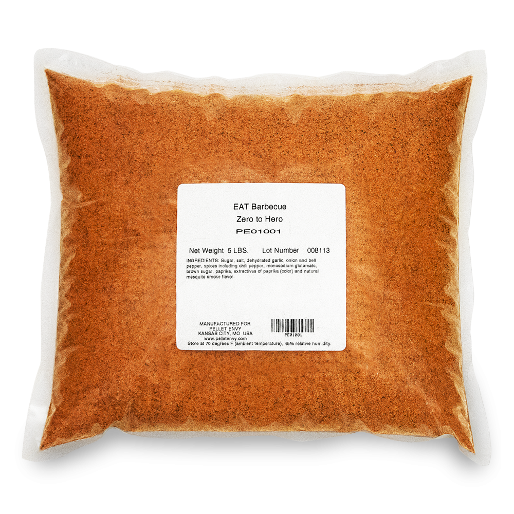 EAT BARBECUE Zero to Hero Rub 5lb bag | BBQ Rub | Rib Rub