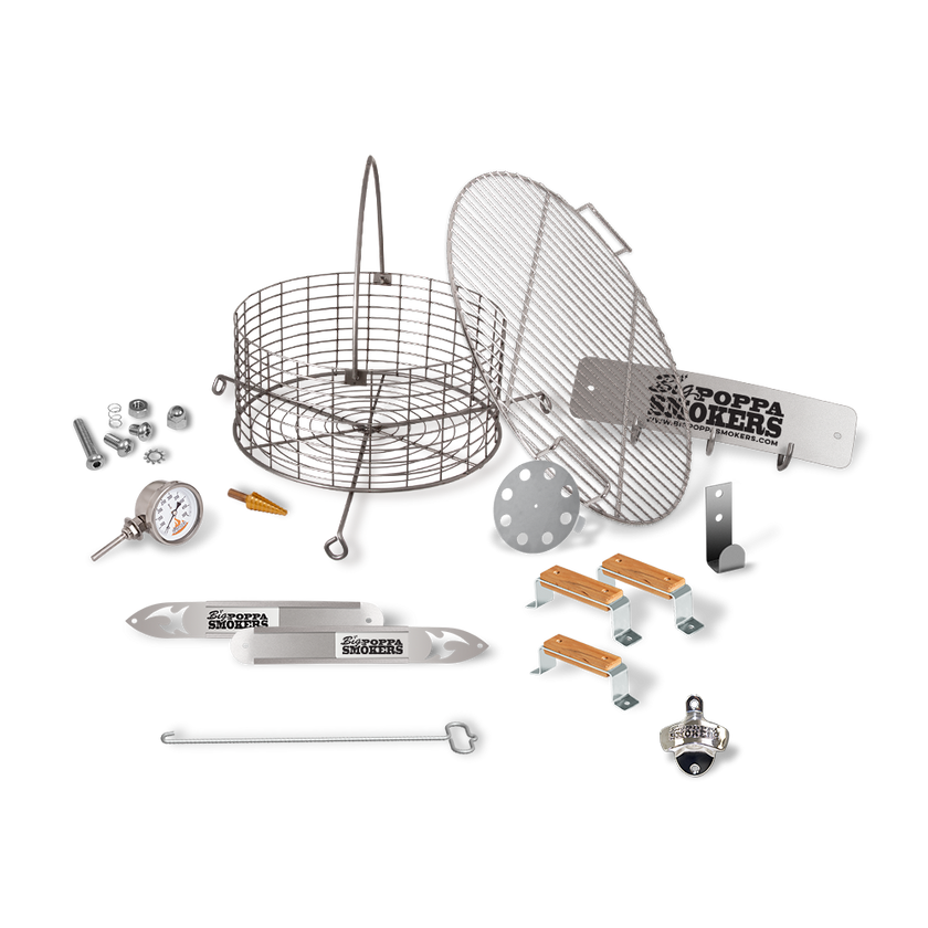 BPS DIY Drum Smoker Kit | UDS | 55 Gallon Drum Kit | Drum Smoker – Big ...